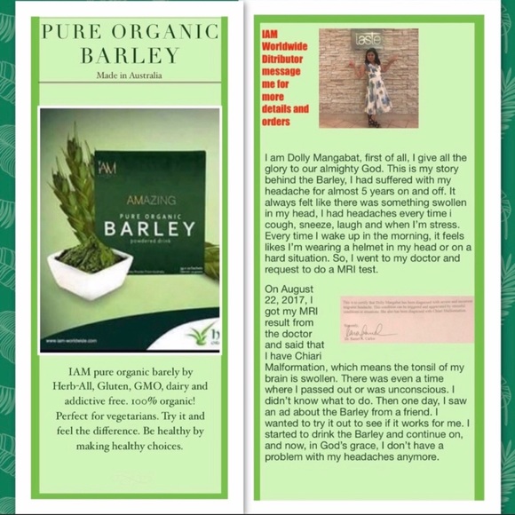 Other | 2 Boxes Of Barley 1 Sachets Per Box | Poshmark